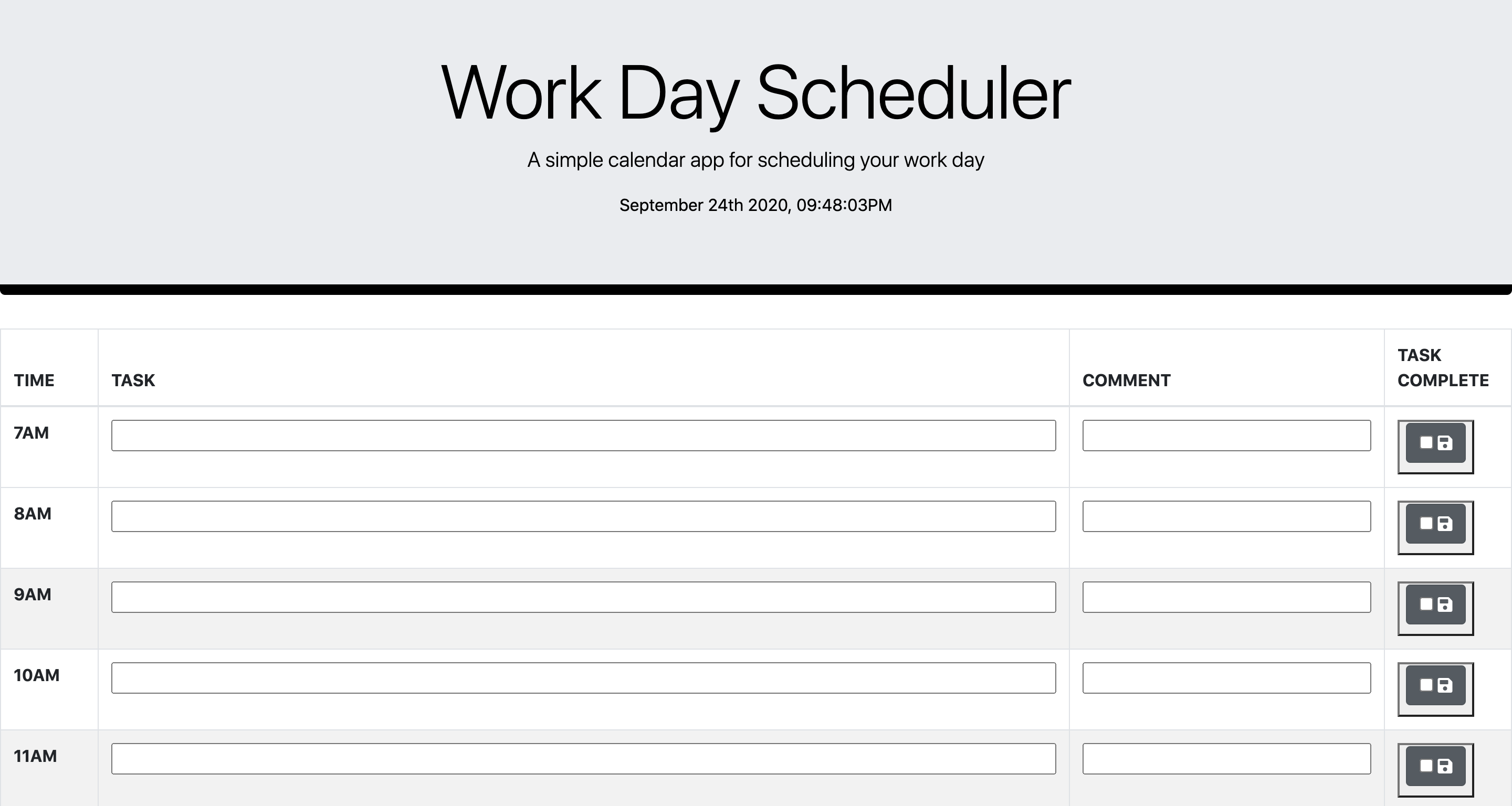 Work-Scheduler
